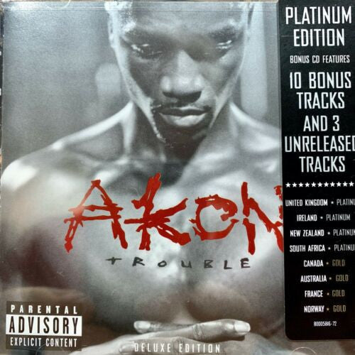 Akon- Trouble Platinum Edition, Second Hand 2CD — spincitynz
